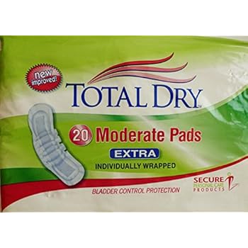Amazon.com: Totaldry Boostups Max Pad 120packs (4bags x 30count), White ...