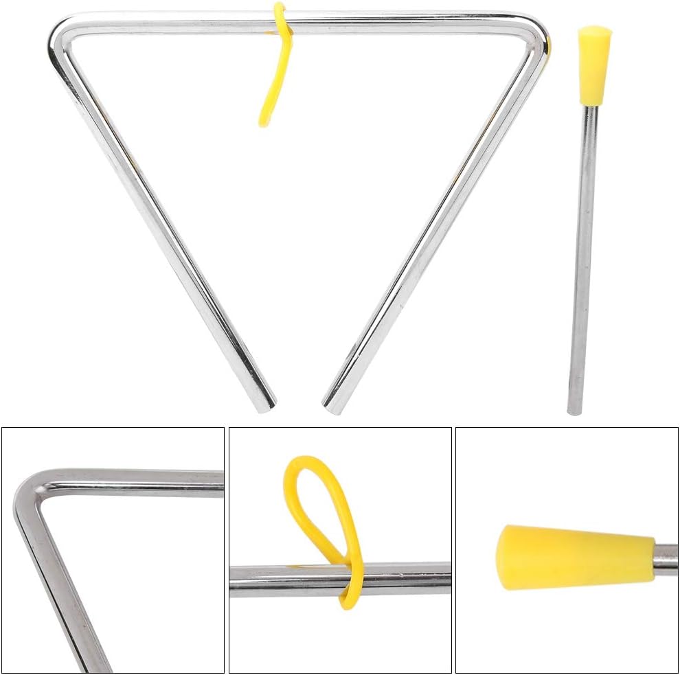 Vbestlife Musical Triangle, Hand Percussion Instrument Triangles ...