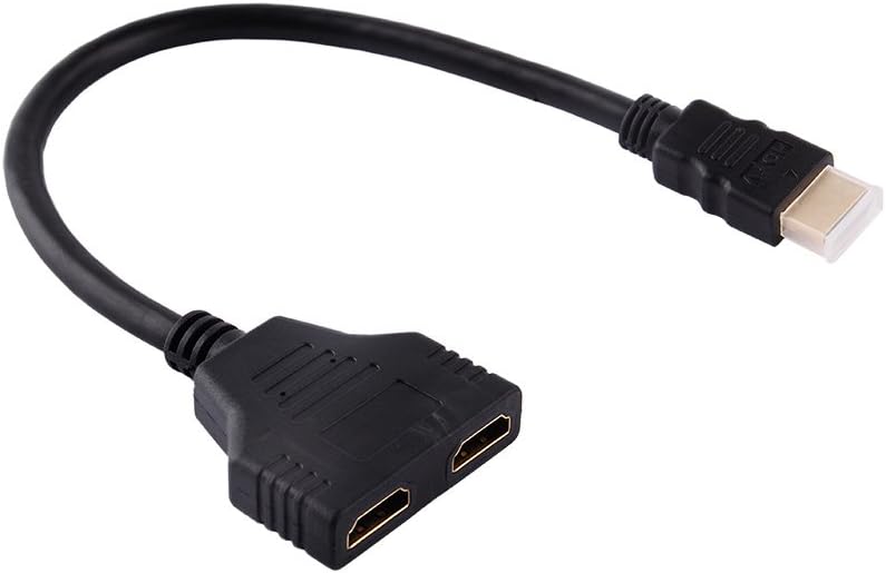 HDMI Splitter Cable 1080P HDMI Male To Dual HDMI Female 1 to 2 Way ...