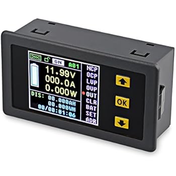 bayite DC 6.5-100V 0-20A LCD Display Digital Ammeter Voltmeter Multimeter Current Voltage Power ...