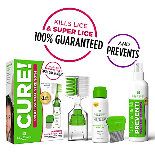 Lice Treatment Kit + Daily Prevention Conditioning Spray by Lice ...
