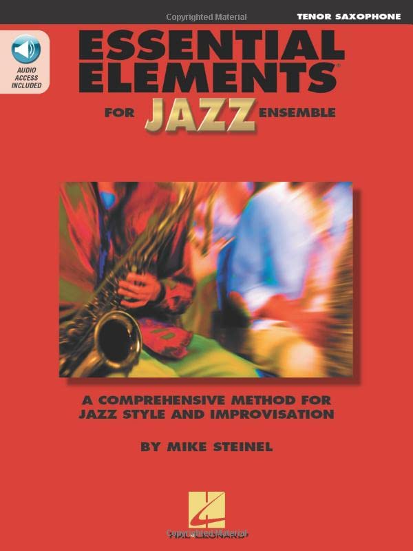 Amazon.com: Essential Elements For Jazz Ensemble Tenor Saxophone Method ...