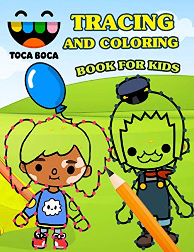 Toca Boca Tracing And Coloring Book For Kids An Interesting ...
