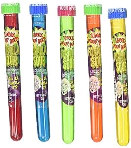 Amazon.com : Formula Sour-Test Tube Liquid Sour Candy (Qty 24 Tubes ...