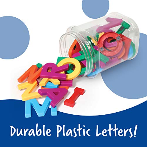 Learning Resources Jumbo Magnetic Uppercase Letters, ABCs, Early Letter ...
