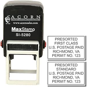Amazon.com : Self Inking Bulk Rate Mail Stamp : Office Products