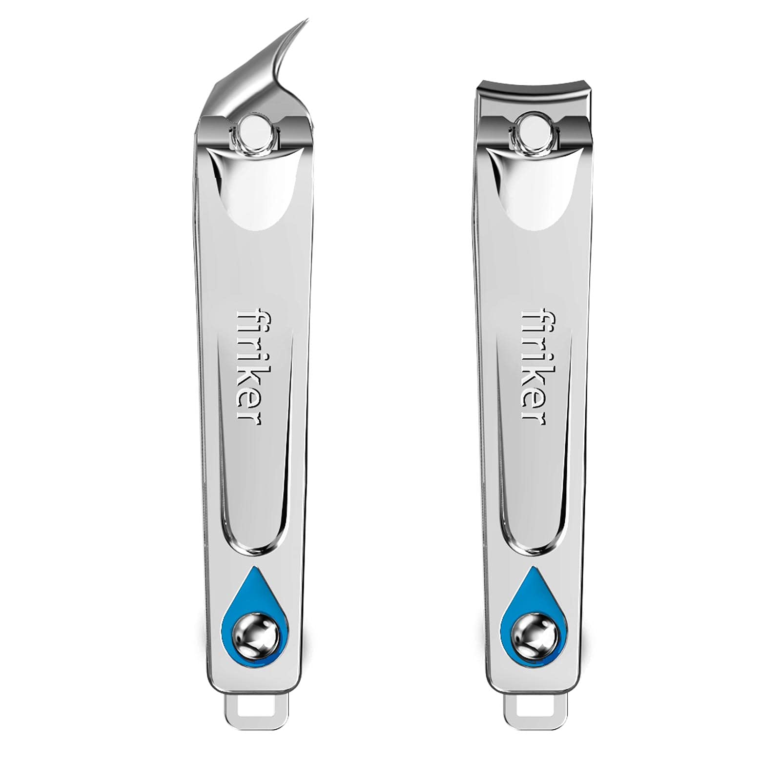 firiKer Nail Clipper Set, Sharpest Fingernail & Toenail &Slanted Edge ...