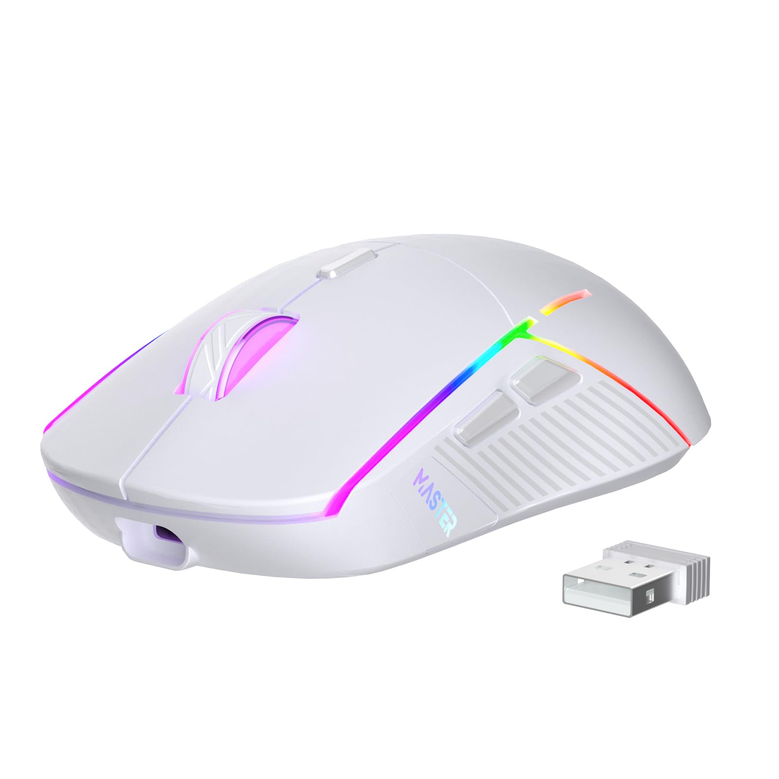 FFJ Wireless Gaming Mouse, 24000 DPI, Tri-Mode 2.4G/USB-C/Bluetooth 5.3 ...