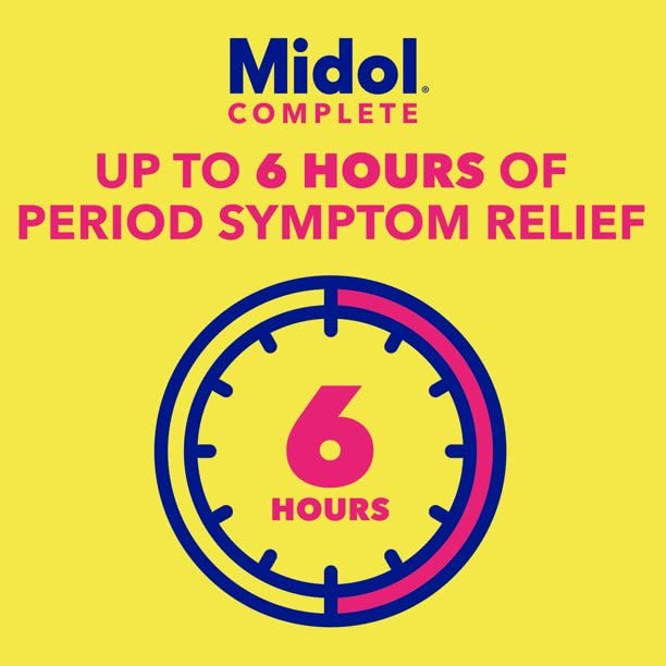 Mua Midol Complete Menstrual Pain Relief Caplets with Acetaminophen for ...