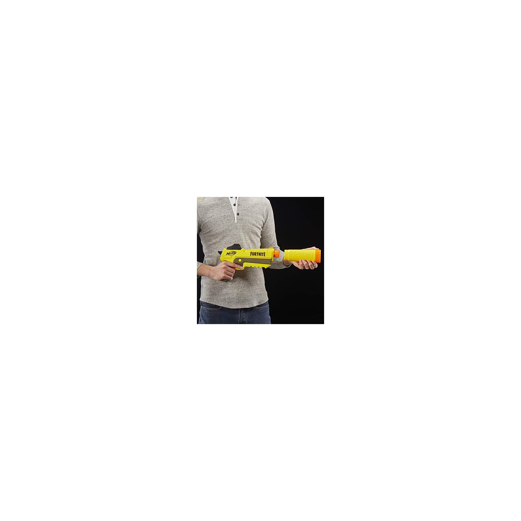 NERF Fortnite SP-L Elite Dart Blaster with Detachable Barrel and 6 ...