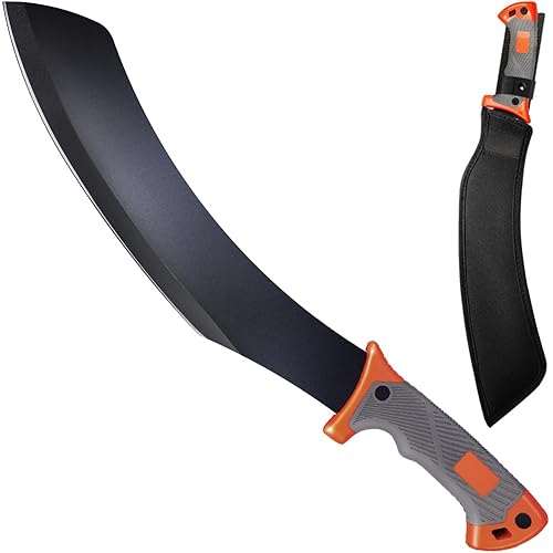 14 Inch Blade Parang Machete with Nylon Sheath - Sharp Blade Machete ...