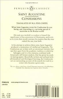 Confessions (Penguin Classics): Saint Augustine, R. S. Pine-Coffin: 9780140441147: Amazon.com: Books