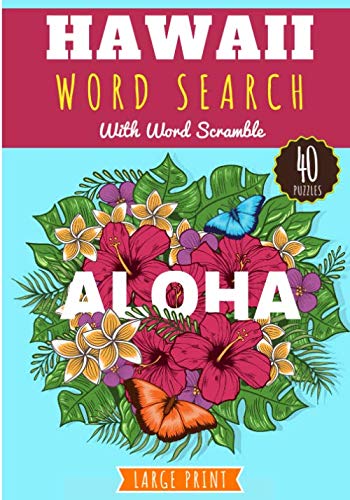 Hawaii Word Search: Aloha | Hawaiian Word Search | Challenging Puzzle ...