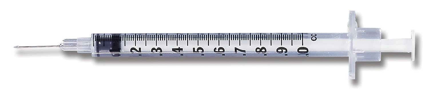 Amazon.com: BD Medical Systems 305500 Allergy Syringe with Permanently ...