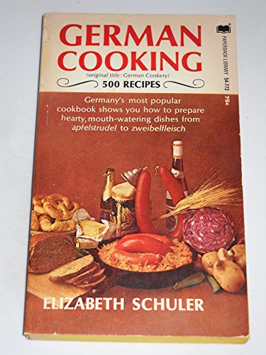 Amazon - German Cooking (original title: German Cookery): Elizabeth ...