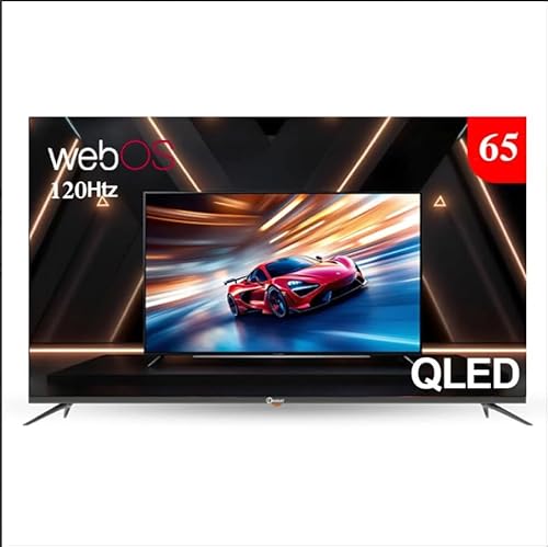 Dansat 65-inch QLED Smart TV, 4K Ultra HD, 120Hz Refresh Rate, WebOS ...
