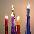 Amazon.com: Candlestock Hippie Drippy Drip Candles - Pack of 6 Dripping ...