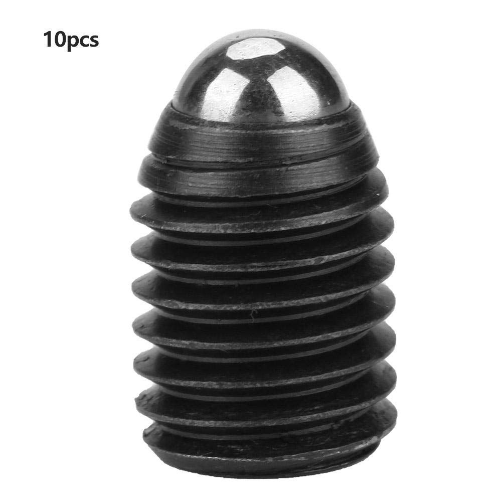 10Pcs Internal Hex Drive Ball Plunger Set Screws Metric Carbon Steel ...