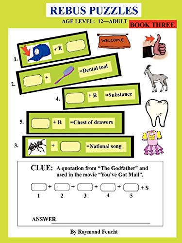 REBUS PUZZLES (BOOK THREE): Feucht, Raymond: 9780578028873: Amazon.com ...