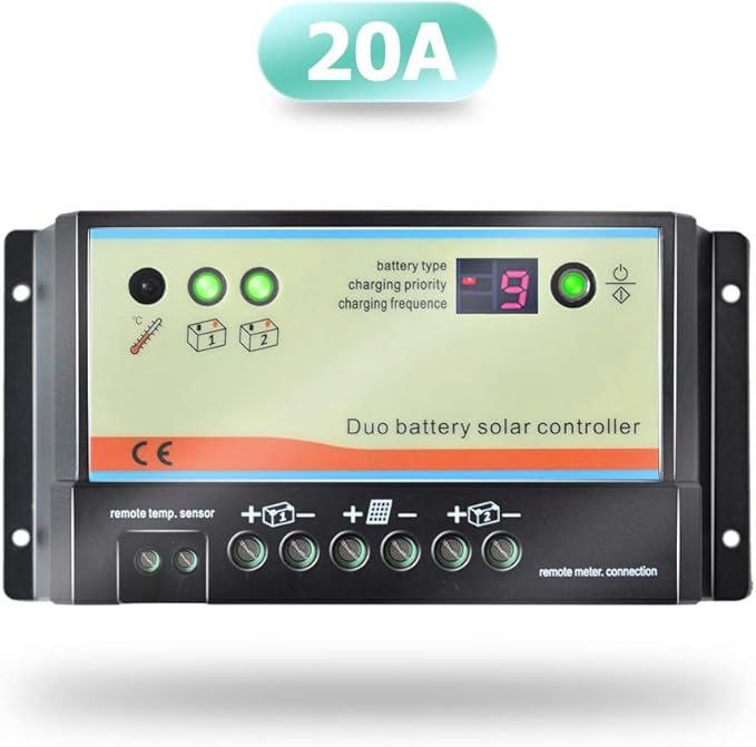 Amazon.com : EPEVER EPIPDB-COM Series Dual Battery Solar Charge ...