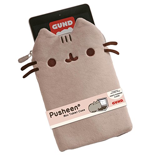 GUND Pusheen Stuffed Animal Mini Tablet Case Cat Plush, 10"
