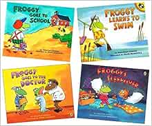 Froggy Books (4) : Froggy Goes to School - Froggy's Sleepover - Froggy ...