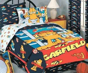 Amazon.com: Garfield the Cat Bedding Comforter & Sheet Set (Twin): Home ...