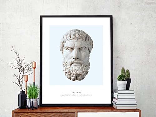 Amazon.com: Epicurus | Portrait of Epicurus, Philosophy, Epicurus Bust ...