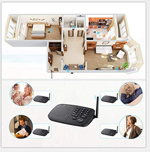 Wireless Intercom System Hosmart 1/2 Mile Long Range 10-Channel ...