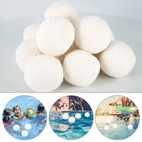 12 Pack Reusable Scum Eliminating Sponge Balls- Washable Oil Absorbing ...
