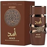 Amazon.com : Lattafa Asad Bourbon for Unisex Eau de Parfum Spray, 3.4 ...