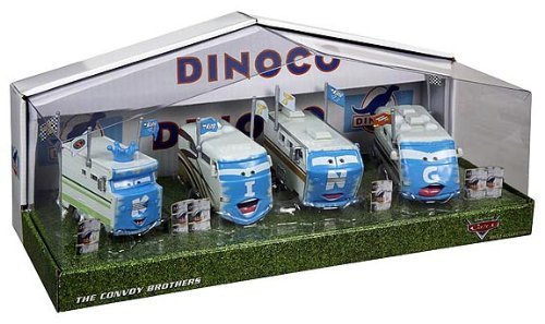 D23 Mattel Disney Pixar Cars Exclusive Convoy Brothers 4 Pack - limited ...