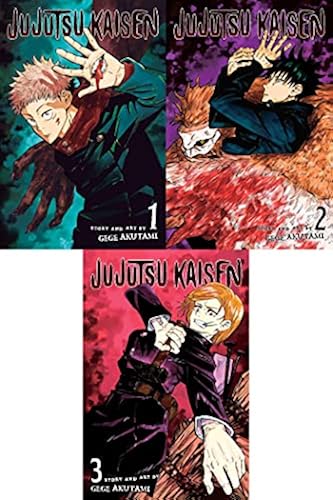 Jujutsu Kaisen Series Vol 1-3 Books Collection Set By Gege Akutami in Oman | Whizz