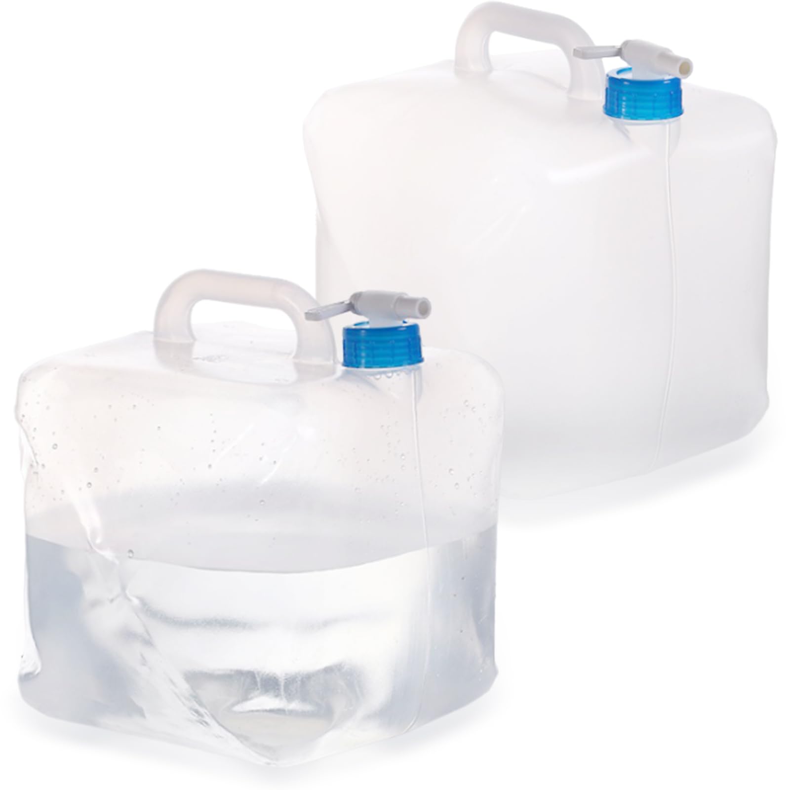 Nexboraque 2 Pack 5.3 Gallon Collapsible Container with Spigot ...