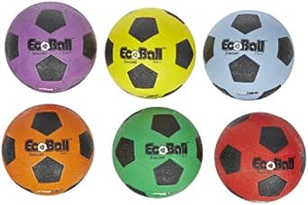 Amazon.com: Sportime EcoBall Recycled Material Soccer Ball - Size 4 ...