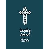 Sunday School Attendance Record Book: Pink Large Size, 120 page, Sunday ...