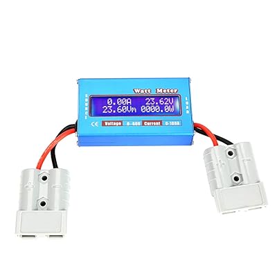 Buy YWBL-WH Watt Meter 0-100A 0-60V DC Power Analyzer High Precision ...