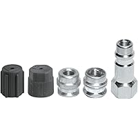 Car Ac Adapter Fittings 8 Pcs R12 To R134a Conversion Kit 90° High And ...