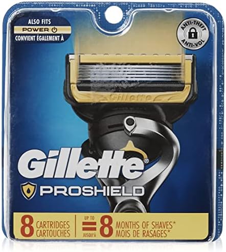 Gillette ProGlide Shield Razor Blade Refills, 8 Count, Shields against ...