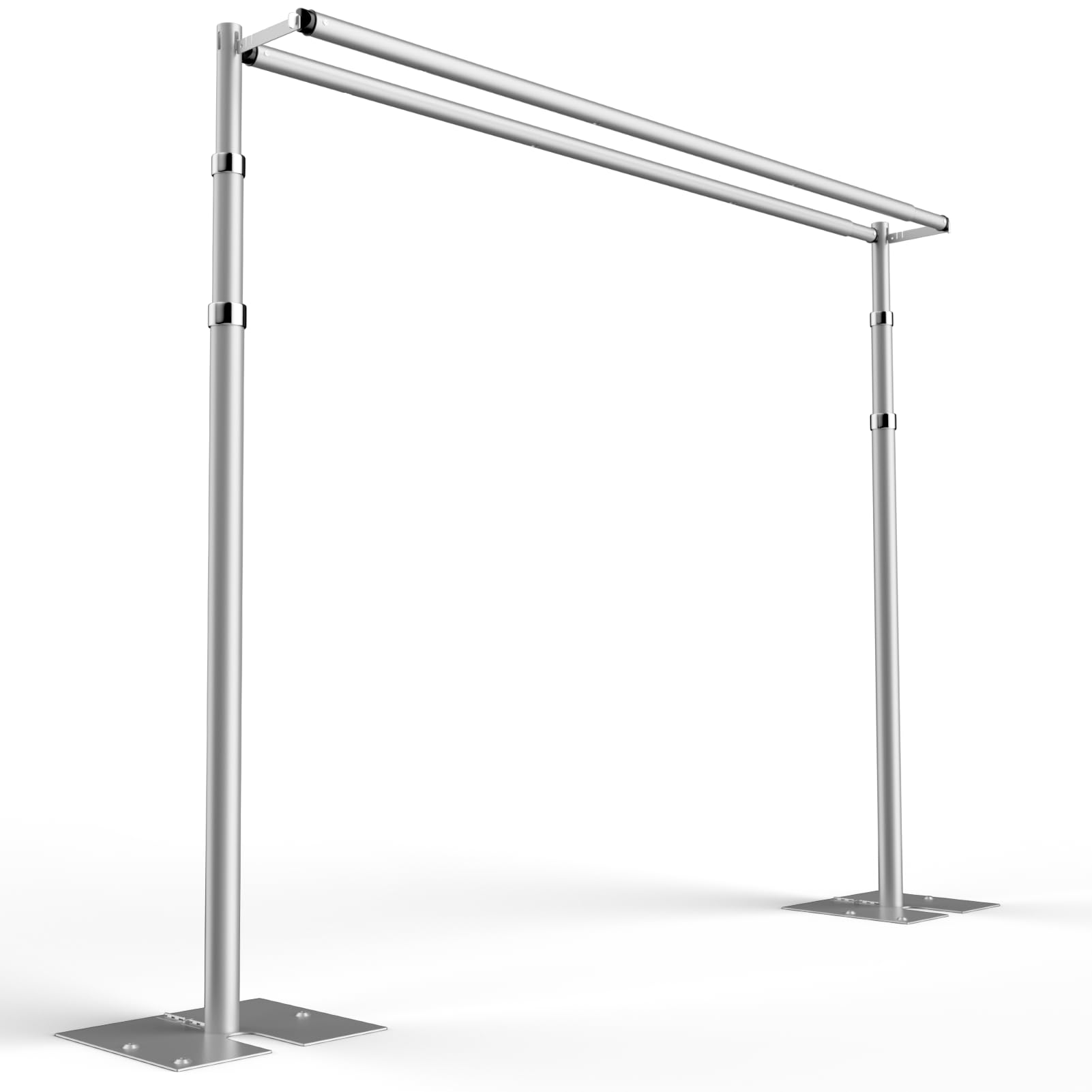 EMART Backdrop Stand Heavy Duty 10x10Ft Double Crossbar Pipe and Drape ...