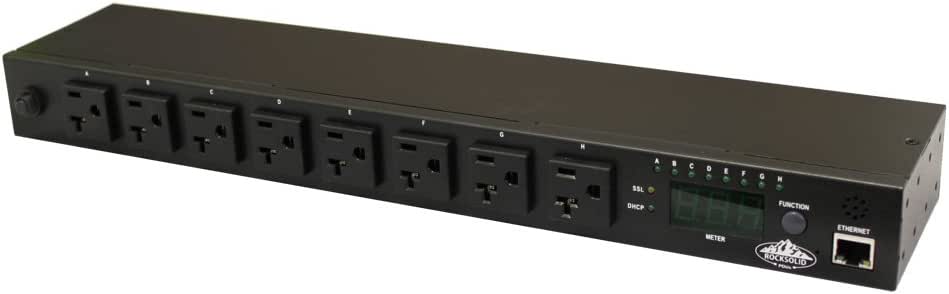 Amazon.com: Remote Power Switch 8 Outlet PDU 15A 115V 5-15/20R Input 5 ...