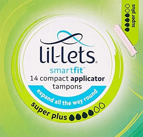 Lil-Lets Smart Fit Super Plus Applicator Tampons - Whisper Wrappers ...