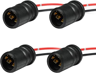 Amazon.com: YUNPICAR T10 W5W 194 921 LED Bulbs Sockets Adapter Rubber ...