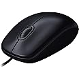 Amazon.com: Logitech M100, Corded Mouse, Black, W127280570 : Electronics