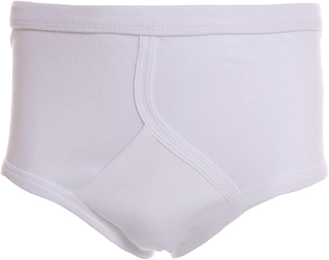 Men's White Y Front Brief, Packs of 3 Pairs, Choice of Size, Free UK ...
