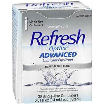Amazon.com: Refresh Optive Adv Pf Eye Size 30ct Refresh Optive Advanced ...