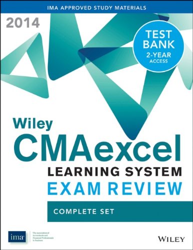 Wiley CMAexcel Learning System Exam Review 2014 + Test Bank Complete ...