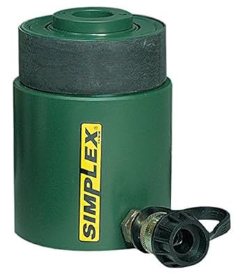 Simplex RC302A Steel Single Acting Center Hole Cylinder, 8310 PSI, 1.31 ...