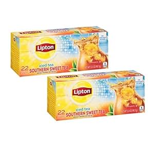 Amazon.com : Lipton Southern Sweet Iced Tea Bags 22 Count Family Size ...