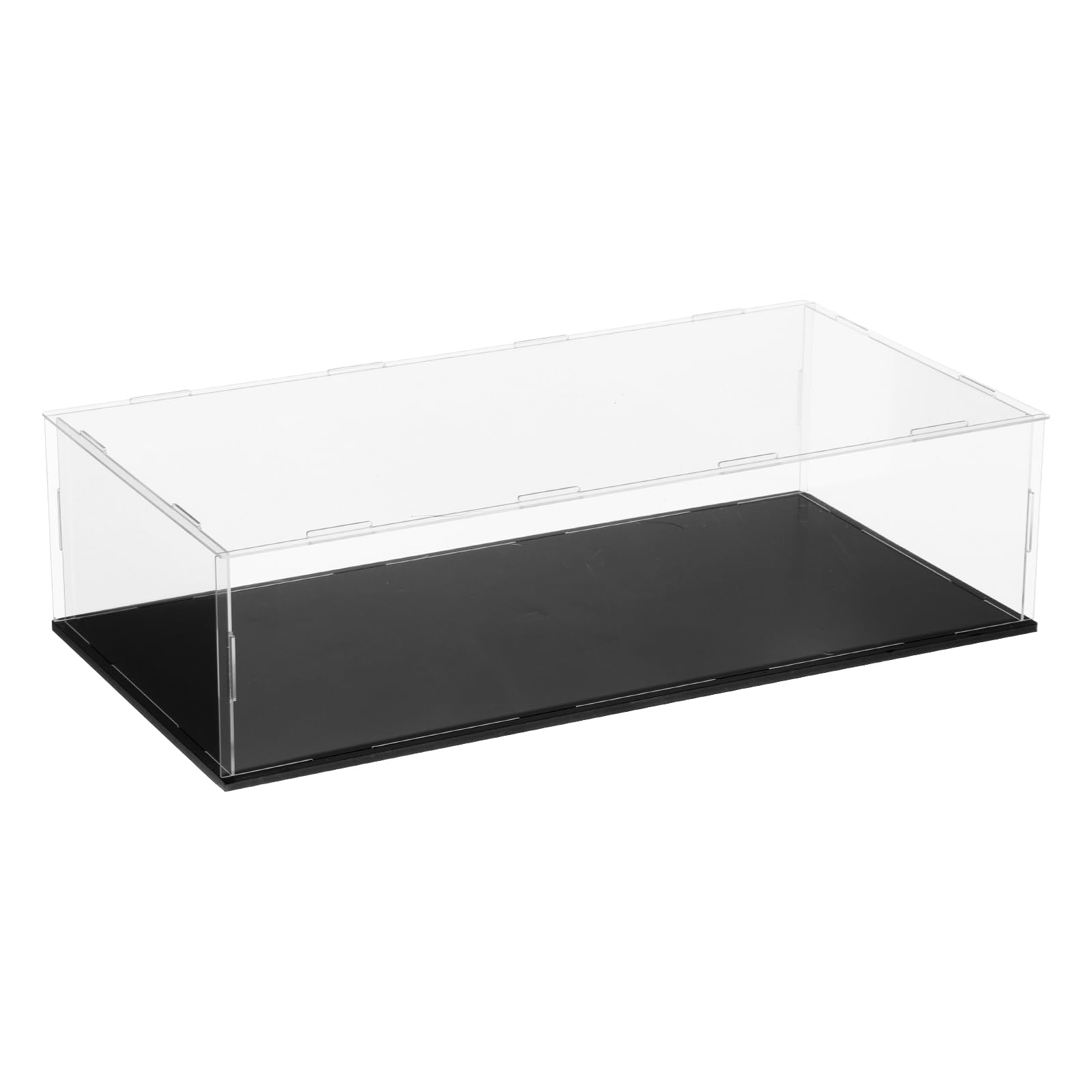 uxcell Acrylic Clear Display Case for Collectibles Self-Assemble ...
